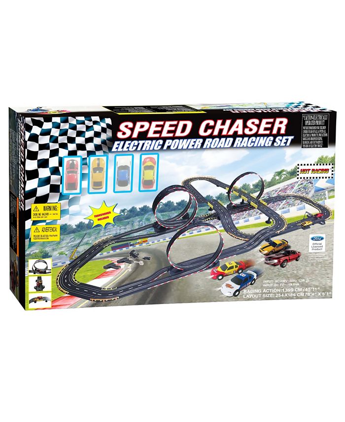 GROUP SALES INC/GROW'N UP Electric Power Speed Chaser Road Racing Set ...