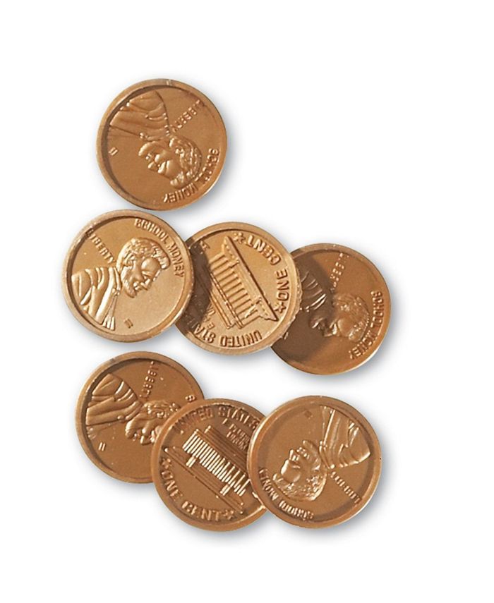Learning Resources Play Money Plastic Pennies 100 Pieces - Macy's