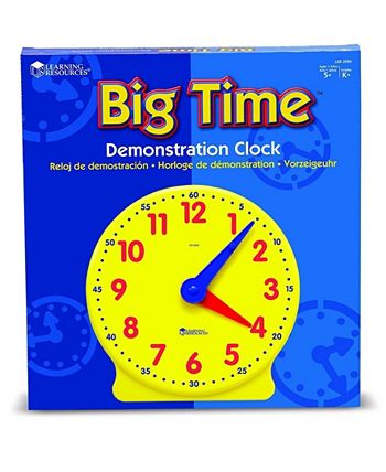 Learning Resources Big Time Demonstration Clock - Macy's