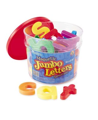 Learning Resources Jumbo Magnetic Lowercase Letters - Macy's