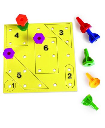 Learning Resources Rainbow Peg Play Activity Set - Macy's