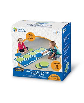 Learning Resources Ten-Frame Floor Mat Activity Set 22 Pieces - Macy's