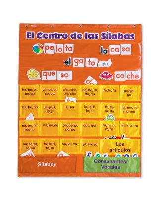 Learning Resources Spanish Syllables Pocket Chart - Macy's