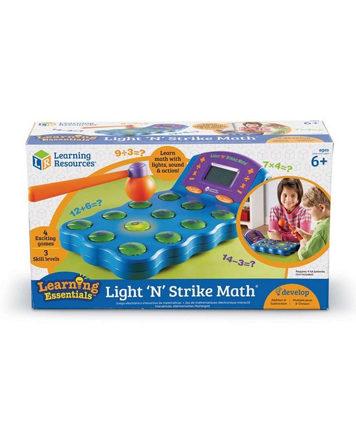 Learning Resources Light 'N' Strike Math Game - Macy's