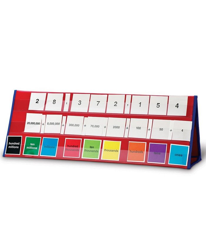 Learning Resources Place Value Tabletop Pocket Chart - Macy's
