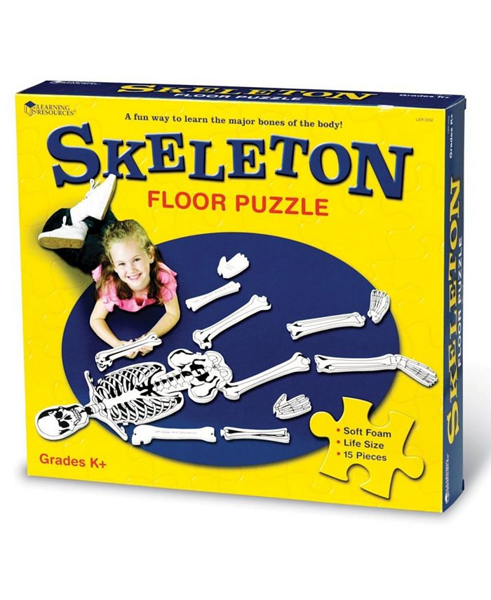 Learning Resources Skeleton Floor Puzzle 15 Pieces - Macy's