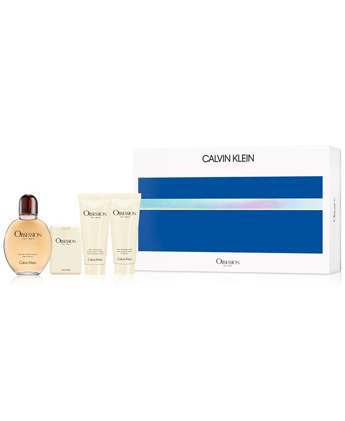 Calvin Klein Men's 4-Pc. Obsession For Men Gift Set - Macy's