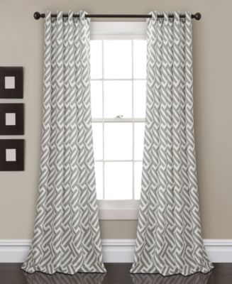 Bellagio Room Darkening Window Curtain Panels Set, 84" x 52" - Macy's