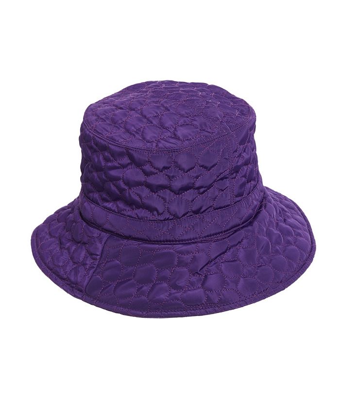 Scala Quilted Big Brim Rain Hat & Reviews - Hats, Gloves & Scarves ...