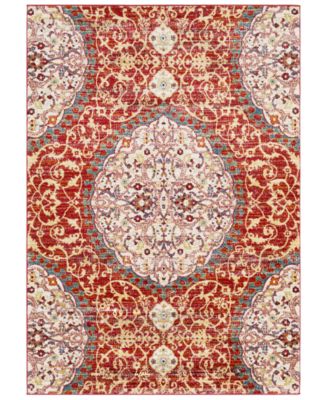 Surya Serapi SRP-1021 Dark Red 7'10" x 10'6" Area Rug - Macy's