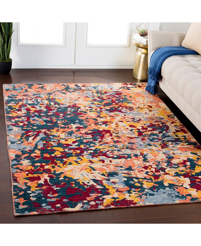 Surya Trailblazer TZR-1017 Denim 5'3" x 7'6" Area Rug - Macy's