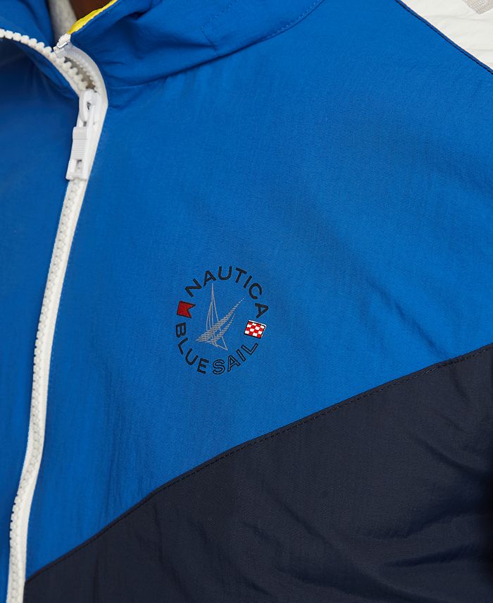 Nautica Nautica Men's Blue Sail Signal Flag Full Zip Jacket, Created ...