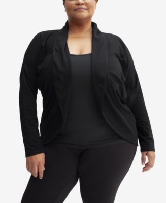 Yogatech Harmony Criss Cross Plus Yoga Cardigan - Macy's