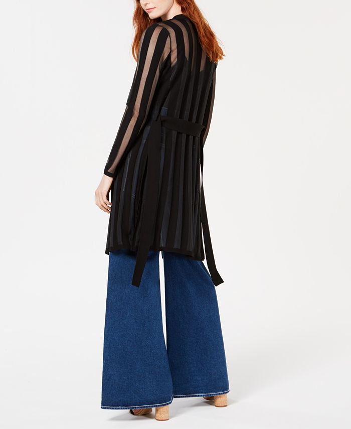 Bar III Illusion Stripe Completer Cardigan, Created for Macy's - Macy's