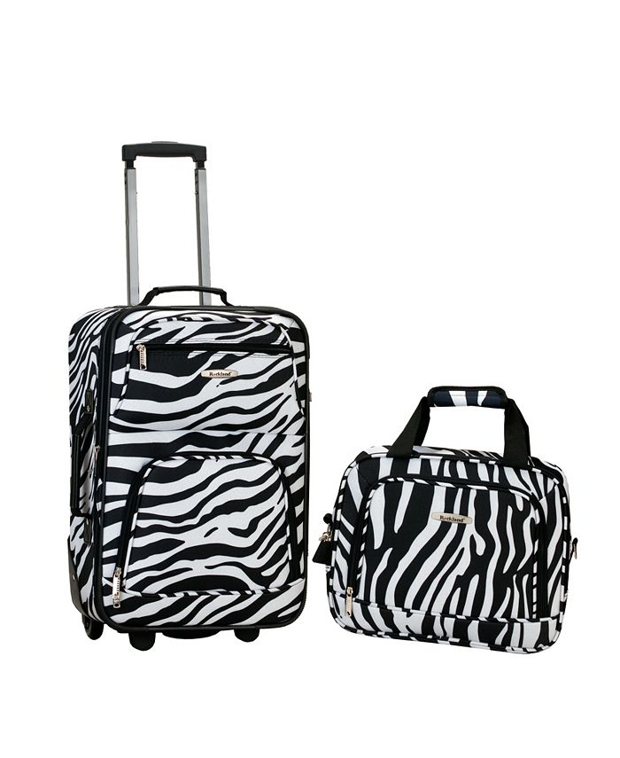 Rockland 2-Piece Zebra Luggage Set - Macy's