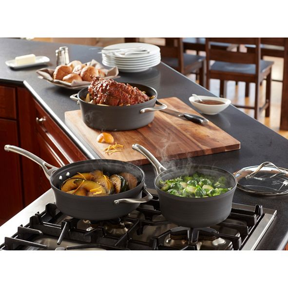 Calphalon Contemporary Nonstick 12-Pc. Cookware Set & Reviews ...