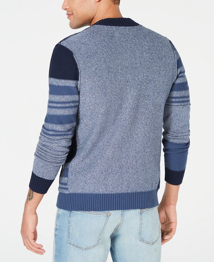 American Rag Men's Colorblocked Striped Cardigan, Created for Macy's ...