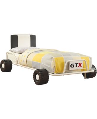 Ramirez Twin Faux Leather Bed - Macy's