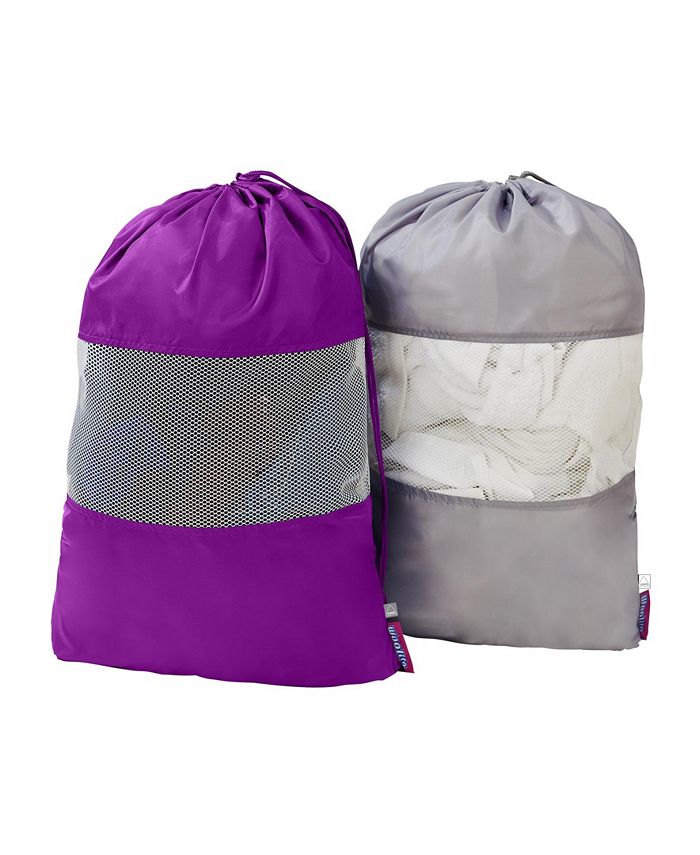 Woolite 2 Pack Sanitized Laundry Bag with Mesh Window - Macy's