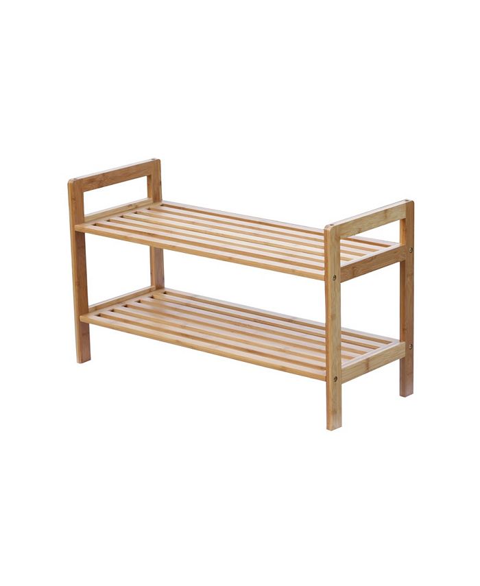 Oceanstar 2-Tier Bamboo Shoe Rack - Macy's