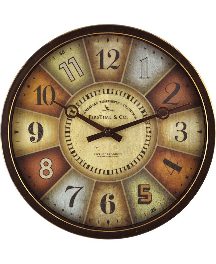 FIRSTIME & CO Firstime and Co. 12" Color Wheel Wall Clock - Macy's