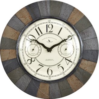 FIRSTIME & CO Firstime and Co. 15.5" Slate Garden Wall Clock - Macy's