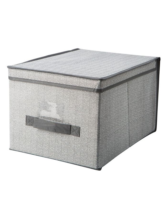 Simplify Large Storage Box in Gray - Macy's