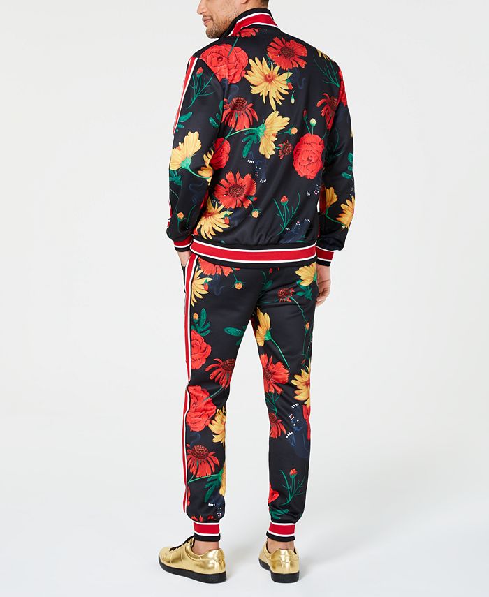 Reason Men's Floral Panther Track Jacket - Macy's