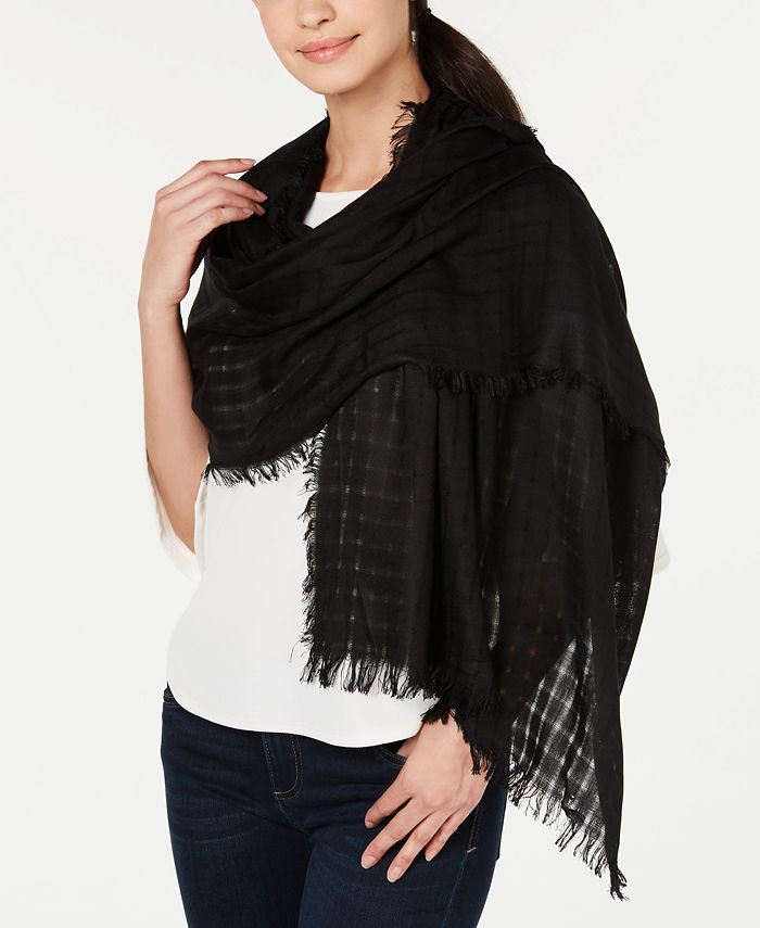 DKNY Lightweight Open Weave Scarf - Macy's