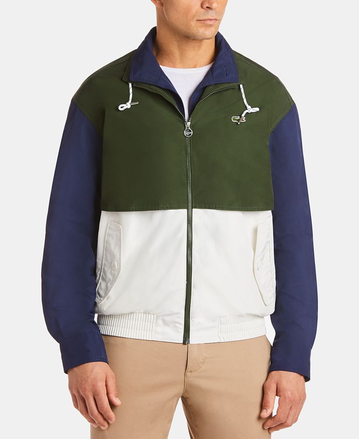 Lacoste Men's Lightweight Colorblocked Jacket - Macy's