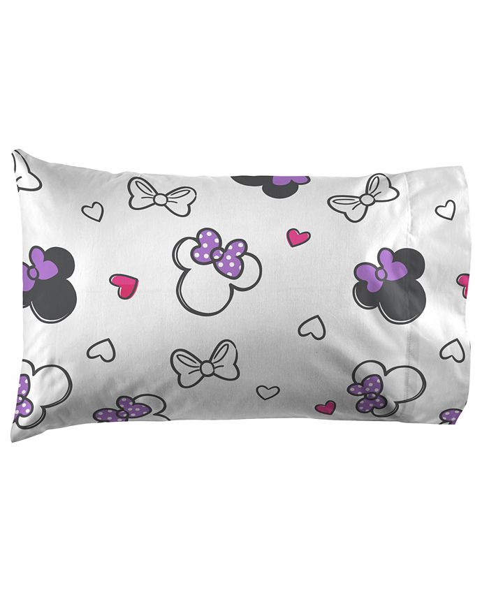 Disney Minnie Mouse 3-Pc. Twin Sheet Set - Macy's