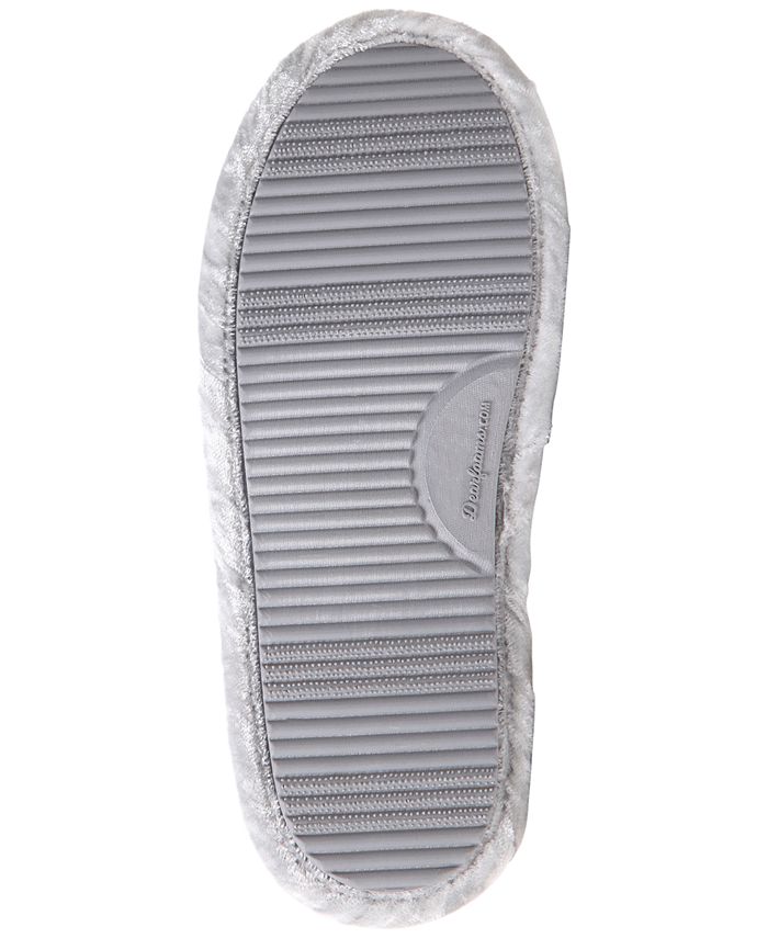 Dearfoams Bridal Closed Toe Scuff - Macy's