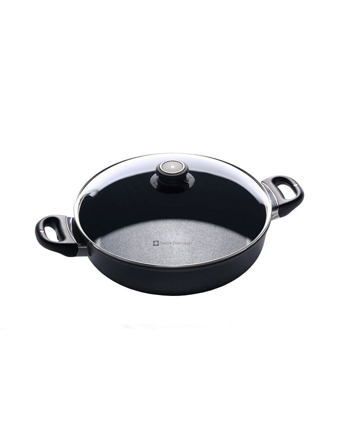 Swiss Diamond HD Induction Sauteuse with Lid - 11" , 3.7 QT - Macy's