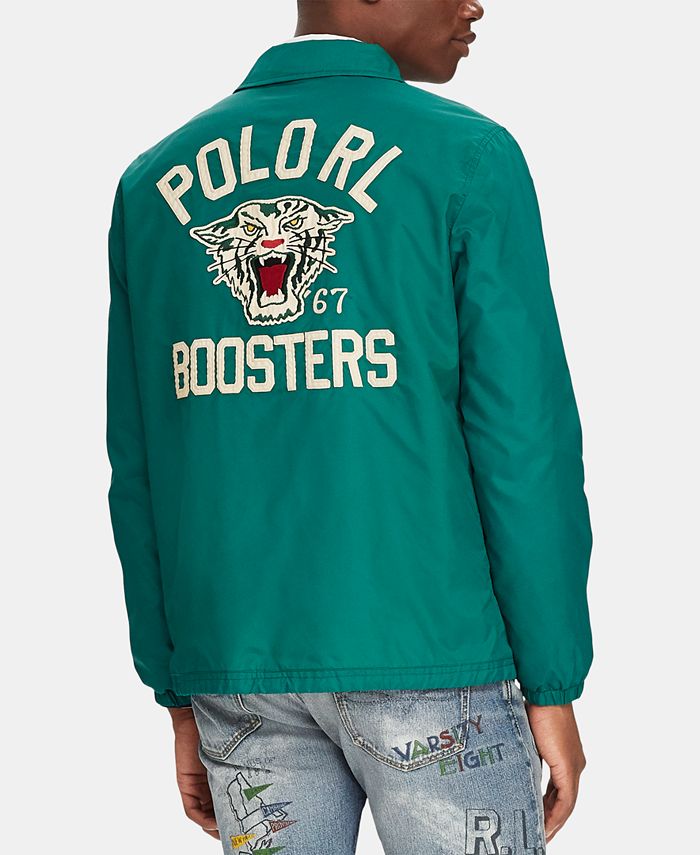 Polo Ralph Lauren Men's Embroidered Coach Jacket - Macy's