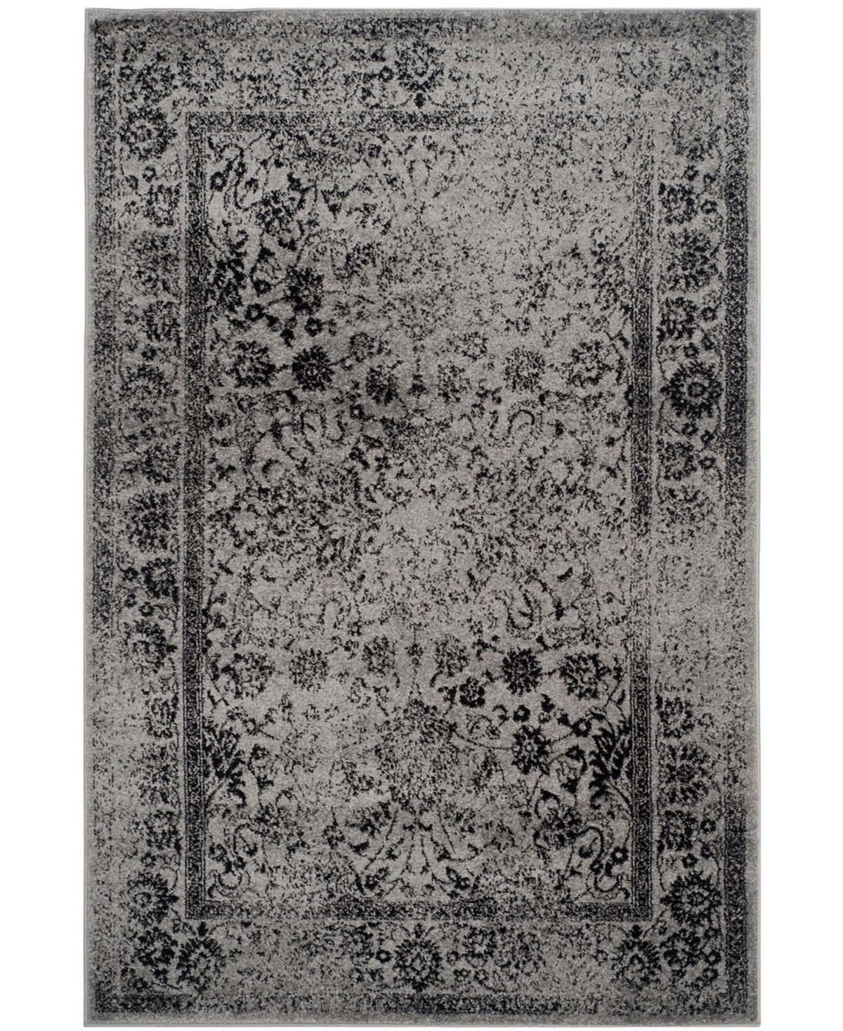Click here for Safavieh Adirondack 51 x 76 Area Rug - Gray  Black prices
