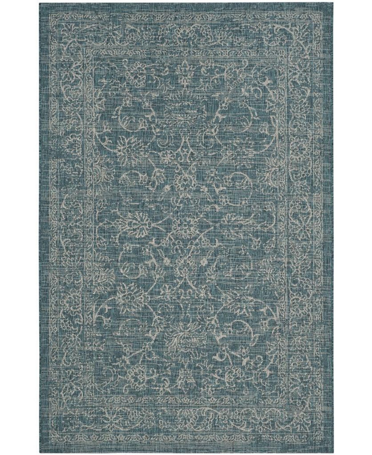 Click here for Safavieh Courtyard CY8680 Turquoise 53 x 77 Sisal... prices