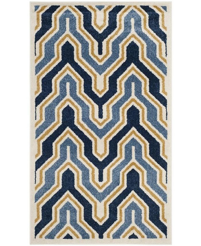 Safavieh Amherst Ivory and Gold 3' x 5' Area Rug - Macy's
