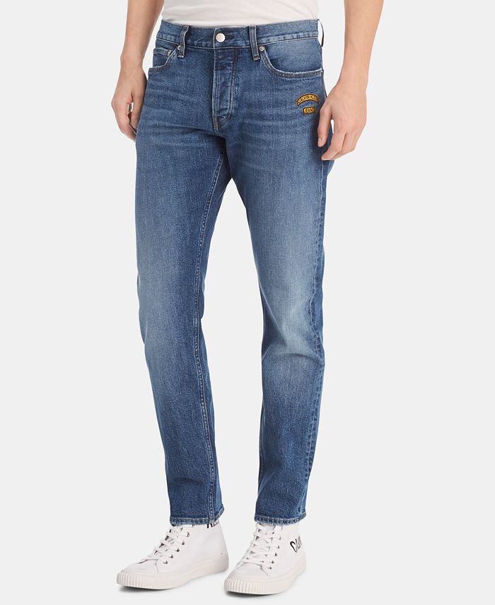 Calvin Klein Jeans Men's Slim Fit Patch Jeans - Macy's