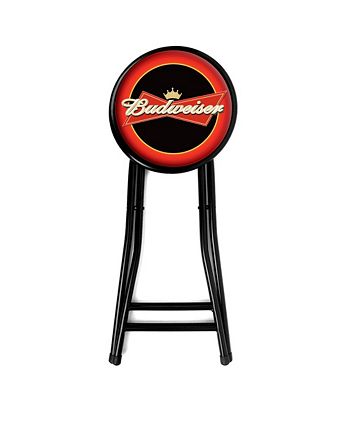 Trademark Global Budweiser 24" Cushioned Folding Stool - Macy's
