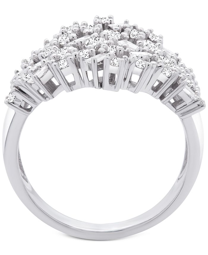 Wrapped in Love Diamond Scatter Cluster Ring (1 ct. t.w.) in 14k White ...