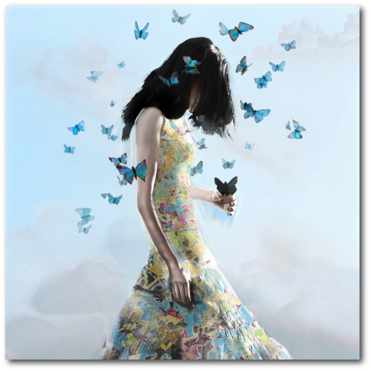 Click here for Courtside Market Dont Forget Me Gallery-Wrapped Ca... prices