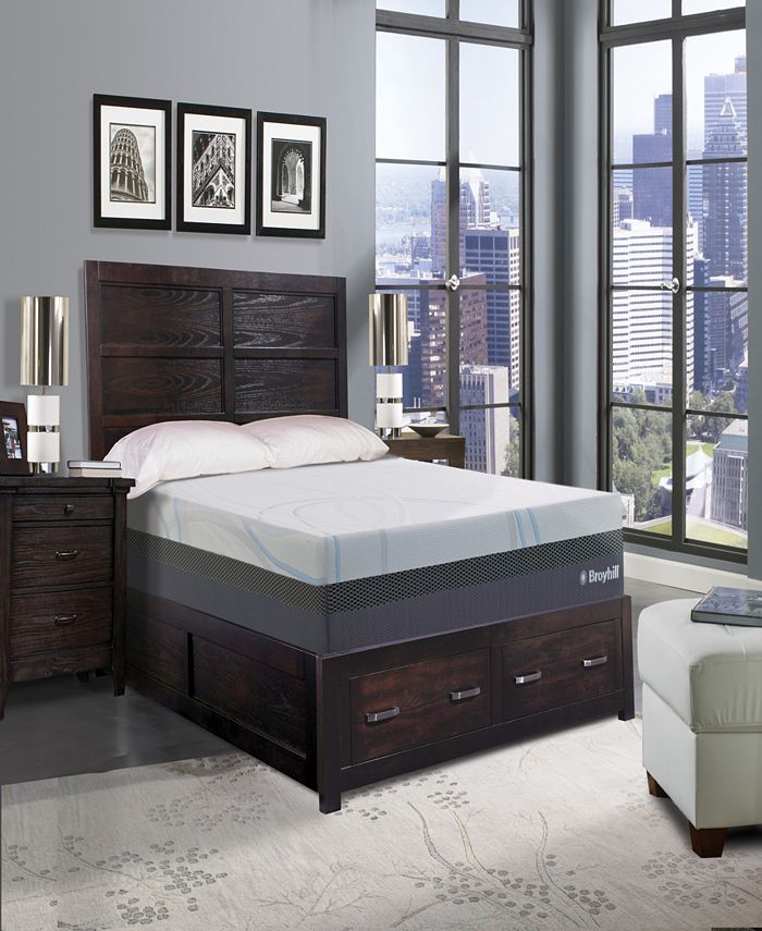 Broyhill O2 12" California King Medium Plush Liquid Gel Foam Mattress ...