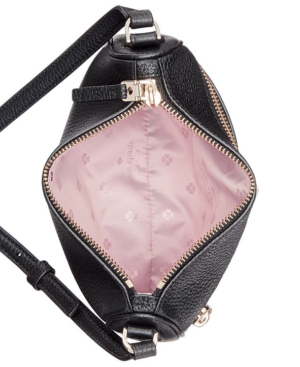 kate spade new york Polly Pebble Leather Crossbody & Reviews - Handbags ...