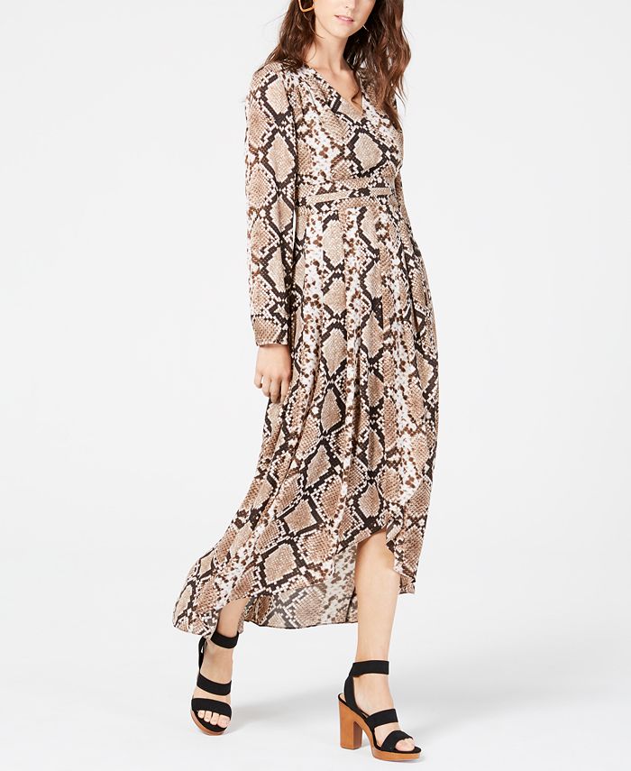 INC International Concepts I.N.C. Petite Python-Print High-Low ...