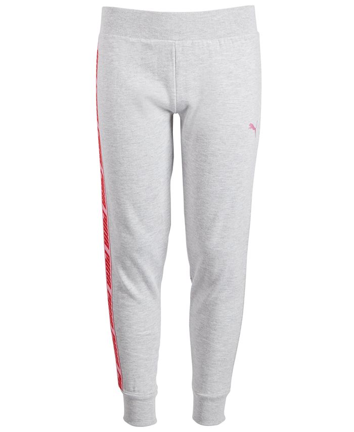 Puma North America Puma Big Girls Logo-Trim Jogger Pants - Macy's