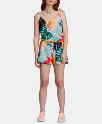 adidas Originals Printed Romper - Macy's