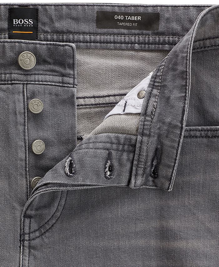 Hugo Boss Men's Tapered-Fit Jeans - Macy's