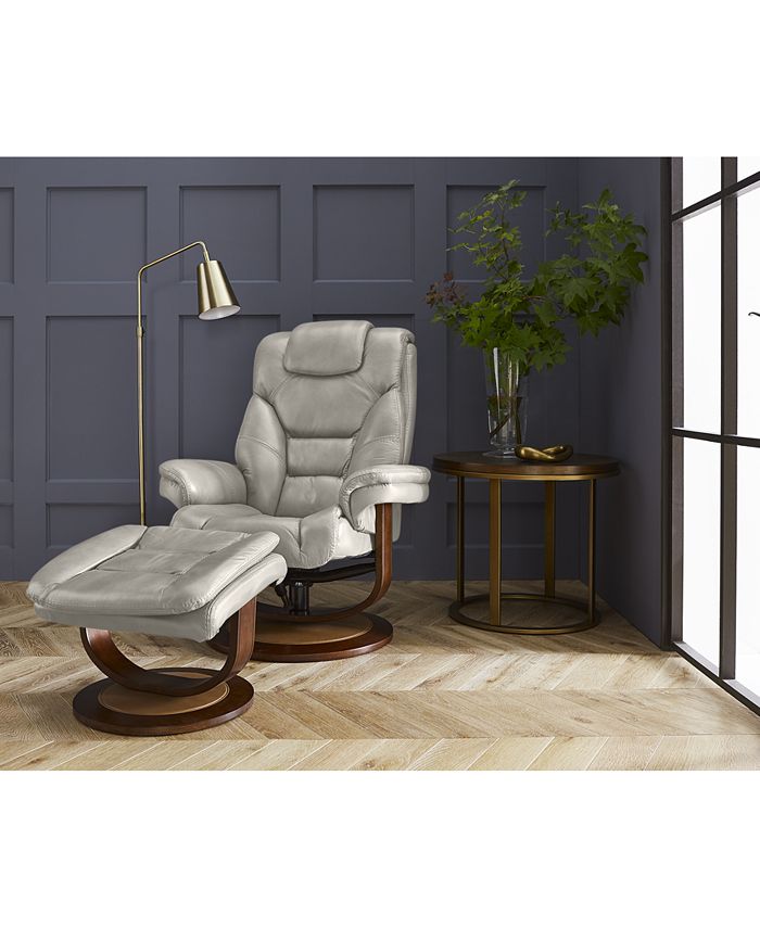 Furniture Faringdon Leather Chair Collection - Macy's