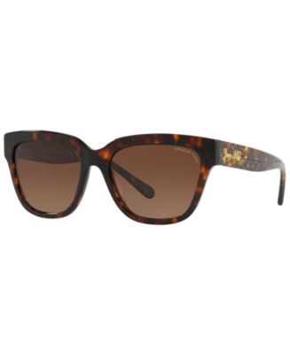 Coach Polarized Sunglasses, HC8262 55 L1082 - Macy's