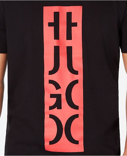 Hugo Boss HUGO Men's Split-Logo Graphic T-Shirt & Reviews - T-Shirts ...